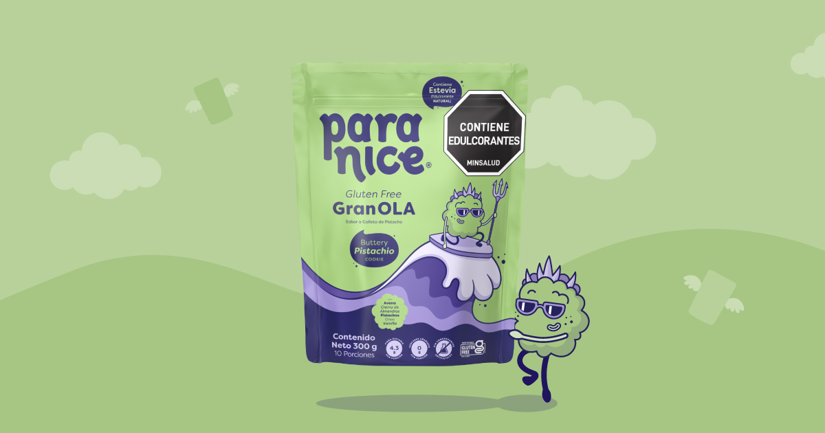 Granola Gluten Free Sabor a Galleta de Pistacho